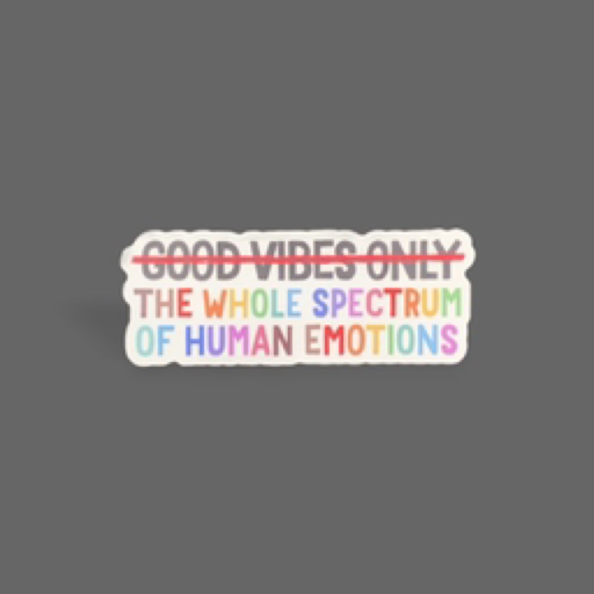 Sticker: The Whole Spectrum of Human Emotion | Little Ghosts